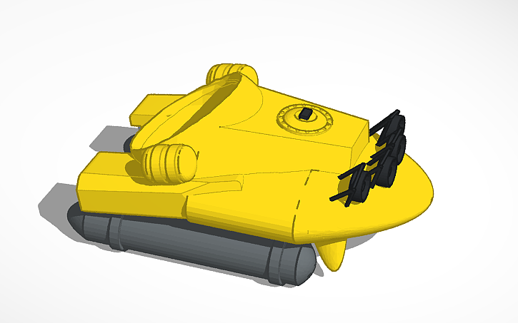 3D design Submarine - Tinkercad