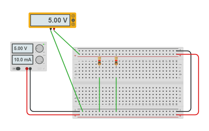 Circuit Design Parallel Tinkercad