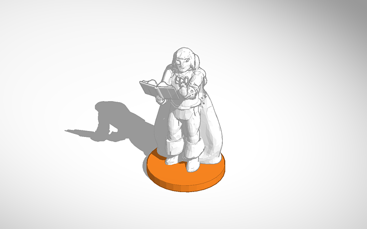 3D design Wizard casting from tome | Tinkercad