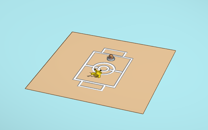 3D design Pokemon Battle! - Tinkercad