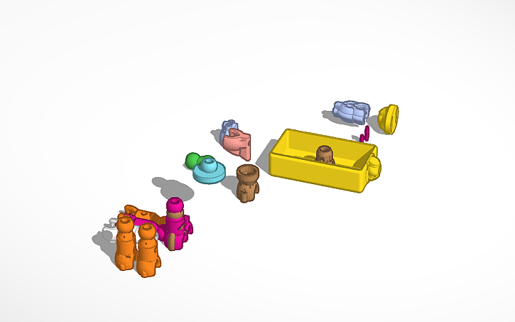 3D design Quick electrical connector - Tinkercad