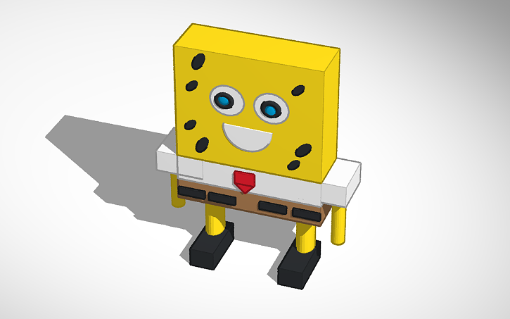 3d Design Spongebob Tinkercad
