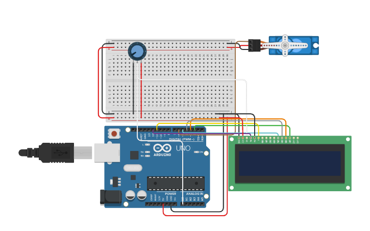 Circuit design Prova Arduino - Tinkercad