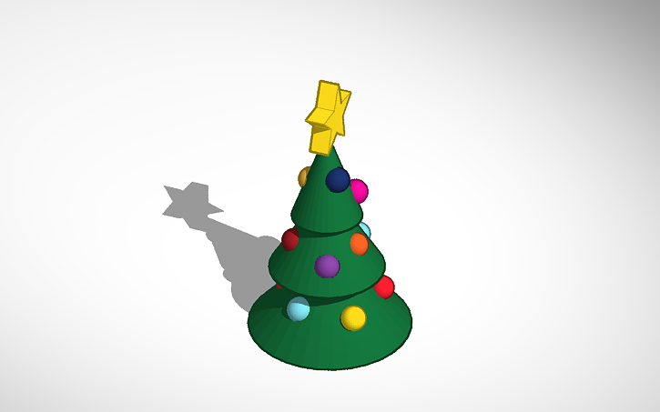 3D design Christmas Tree - Tinkercad