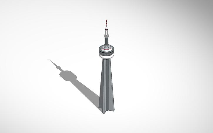 3D design CN Tower | Tinkercad