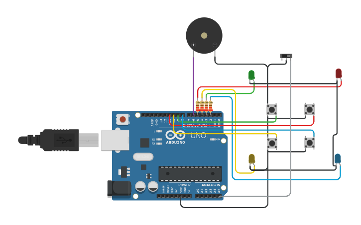 Circuit design GENIUS - Digital - Tinkercad