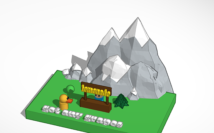 3D design duck song - Tinkercad