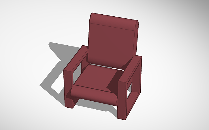 3D design Fancy Chair - Tinkercad