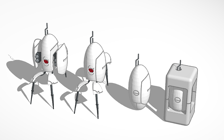 3d Design Portal Turrets Tinkercad