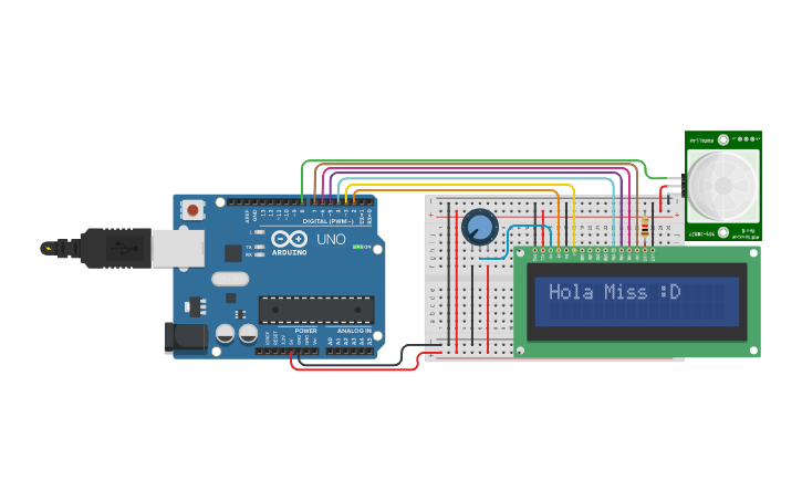 Circuit Design Arduino Uno R3 Tinkercad