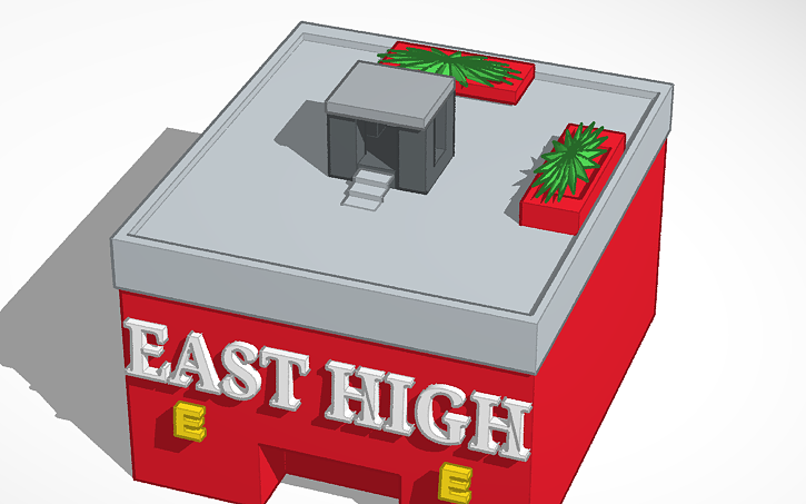 3D design EAST HIGH SCHOOL!!!!!!! - Tinkercad