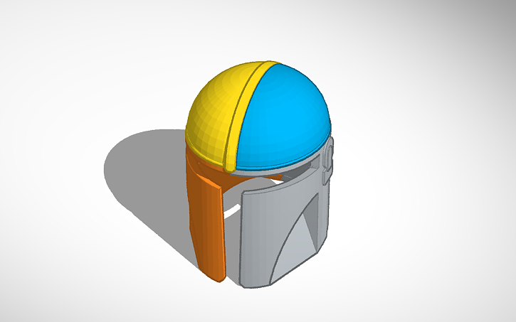 3d Design Mandalorian Helmet Tinkercad