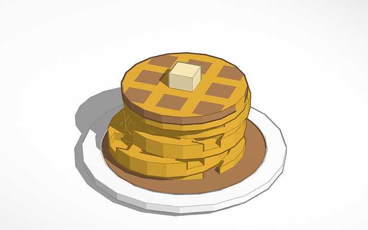 3D design Waffles | Tinkercad