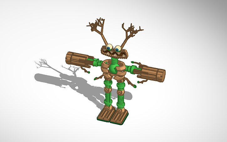3D design Plant Island epic wubbox (T-pose) - Tinkercad