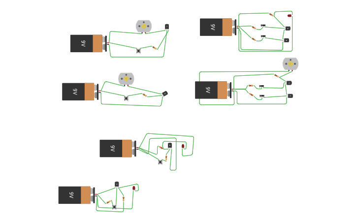 Circuit design Transistor Practicals | Tinkercad