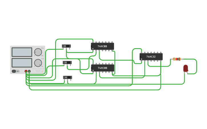 Circuit Design To Implement Sop Tinkercad