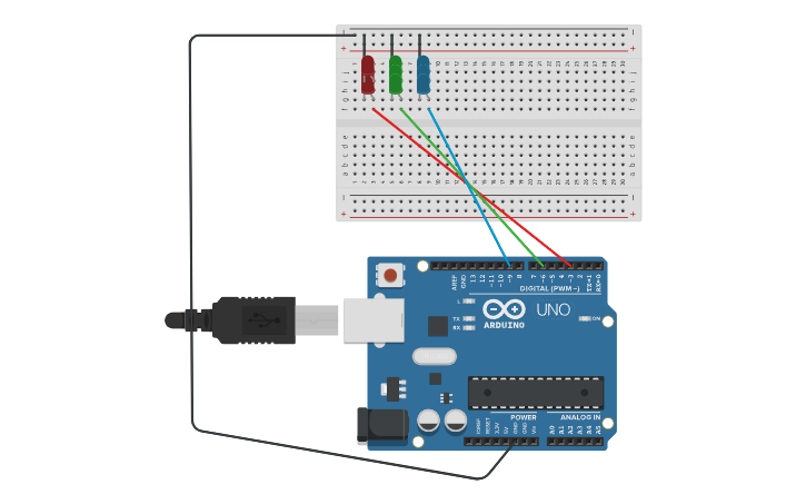Circuit design digital electronics - Tinkercad