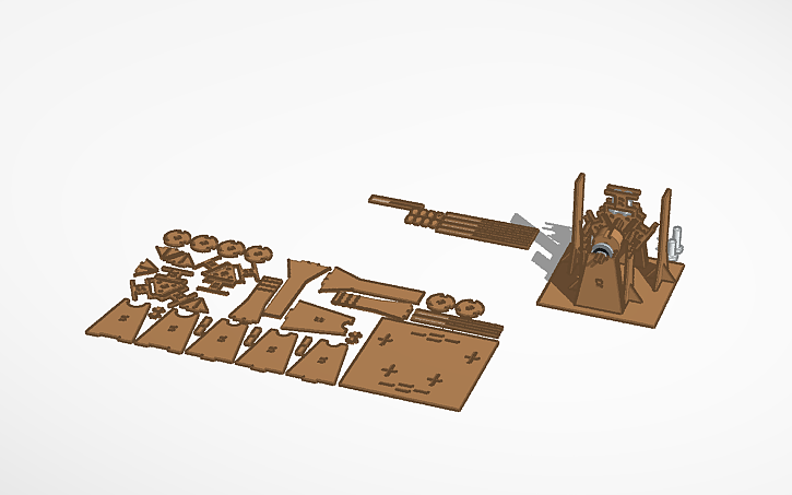 3D design DC Motor - Tinkercad