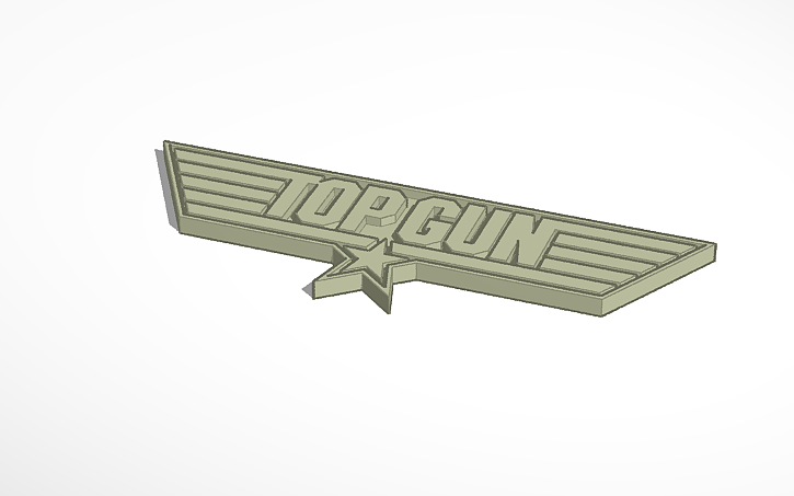 3D design Top Gun - Tinkercad