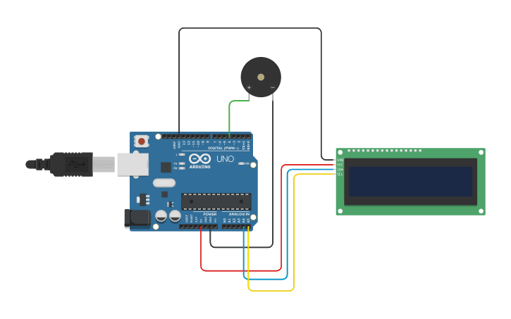 Circuit design Happy Birthday Arduino - Tinkercad