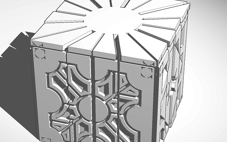 3D design Hell Raiser Box (comes apart) | Tinkercad