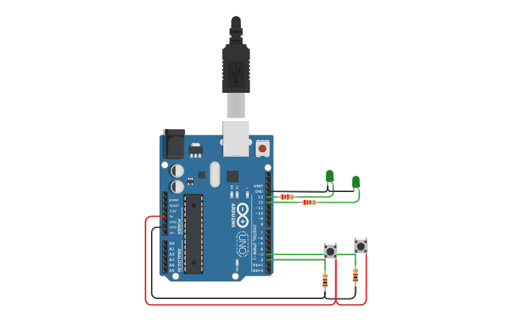 Circuit design 03 - if / else - Tinkercad
