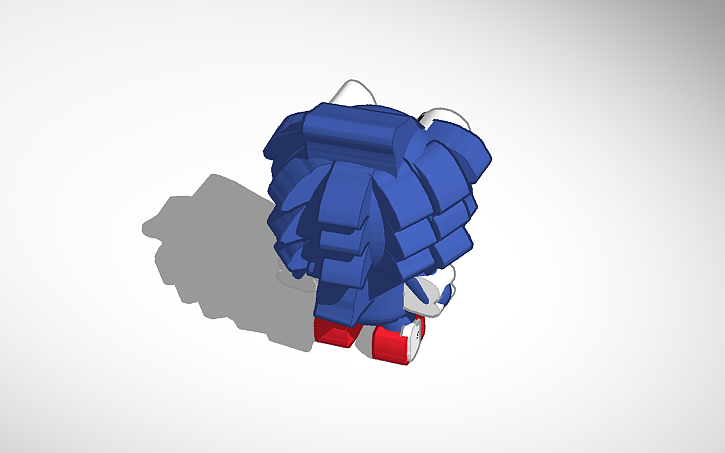 3d Design Sonic The Hedgehog Tinkercad
