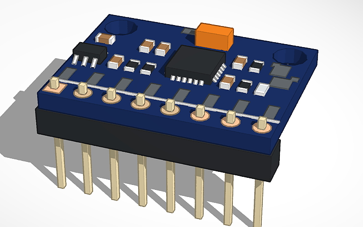 3D design Circuit Board - Tinkercad