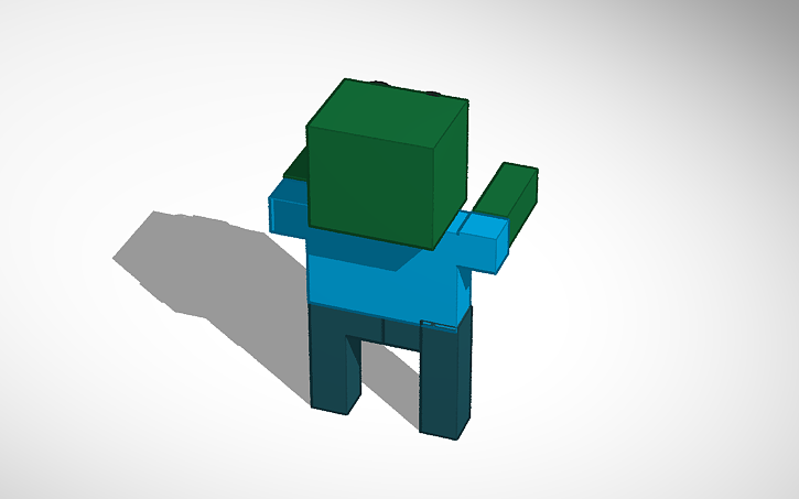 3D design zombie thing | Tinkercad