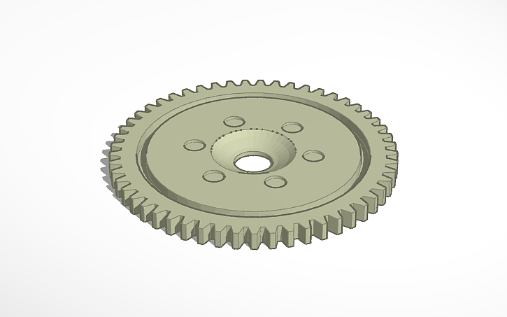 3D design Gear - Tinkercad