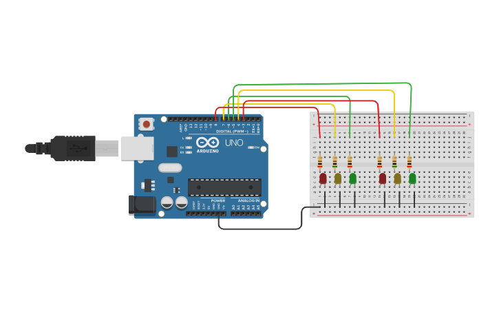 Circuit design Ejercicio 2 - Tinkercad