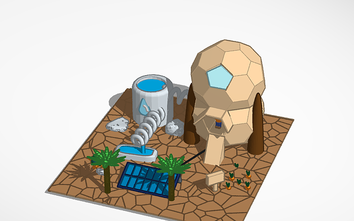 3D design Super Desert Habitat - Tinkercad