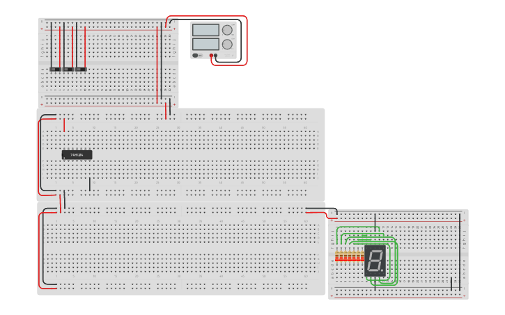 Circuit design Date of Birth - Gilmore - Tinkercad