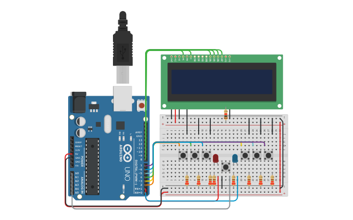 Circuit design Jack en Poy Final Skills Exam | Tinkercad
