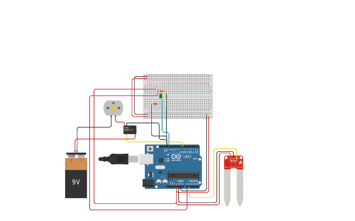 Circuit design Micro_project_40023103 - Tinkercad