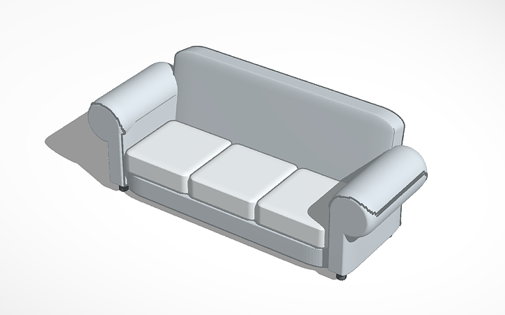 3D design Sofa - Tinkercad