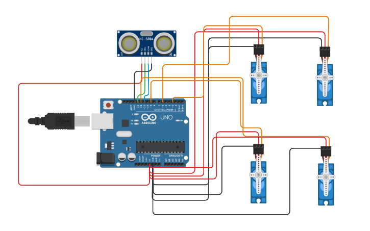 Circuit design PROGRAMACIÓN - Tinkercad
