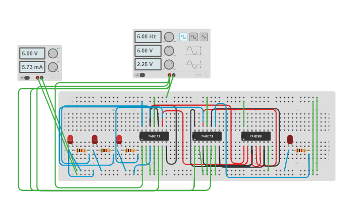 Circuit design experiment -7 | Tinkercad