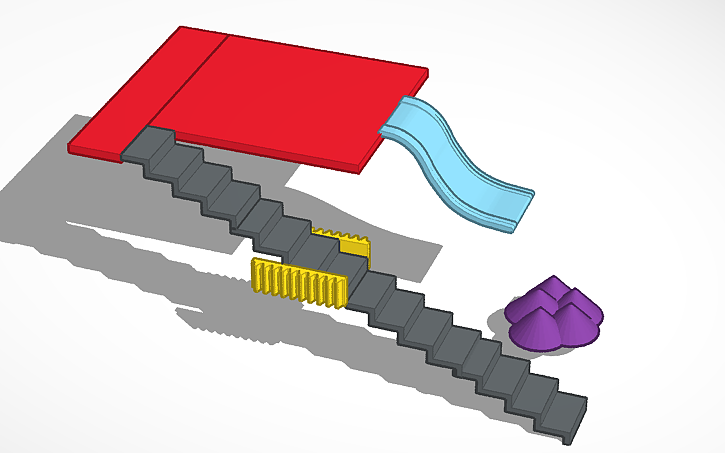 3D design Die slide - Tinkercad
