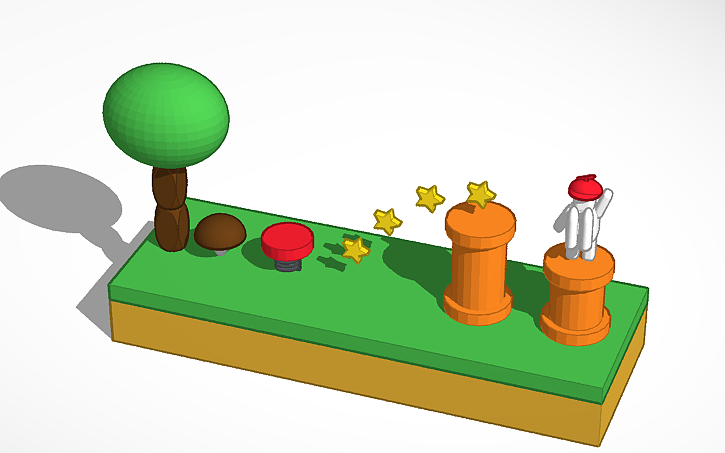 3D design Mario | Tinkercad