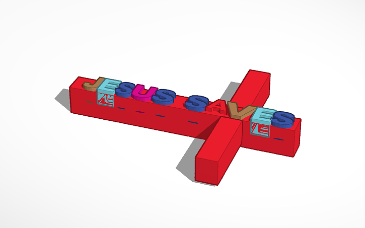 3D design Cross - Tinkercad
