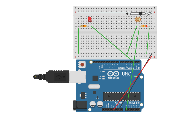 Circuit Design Copy Of Ldr Con Arduino Tinkercad 8304