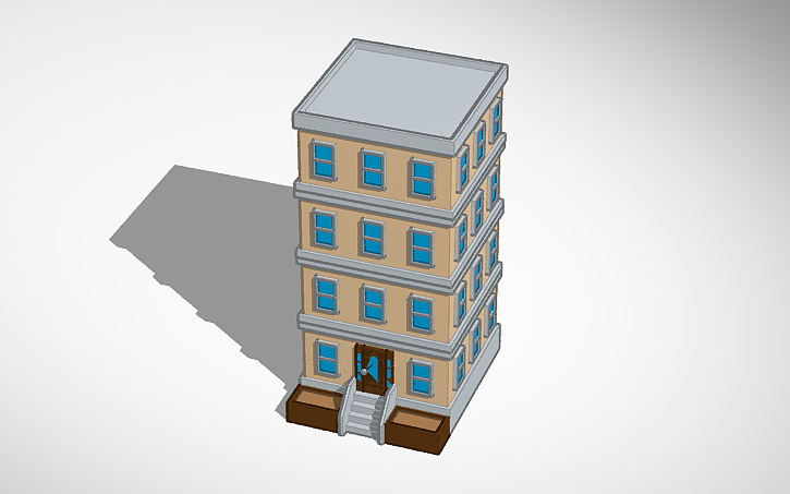 3D design Building - Tinkercad