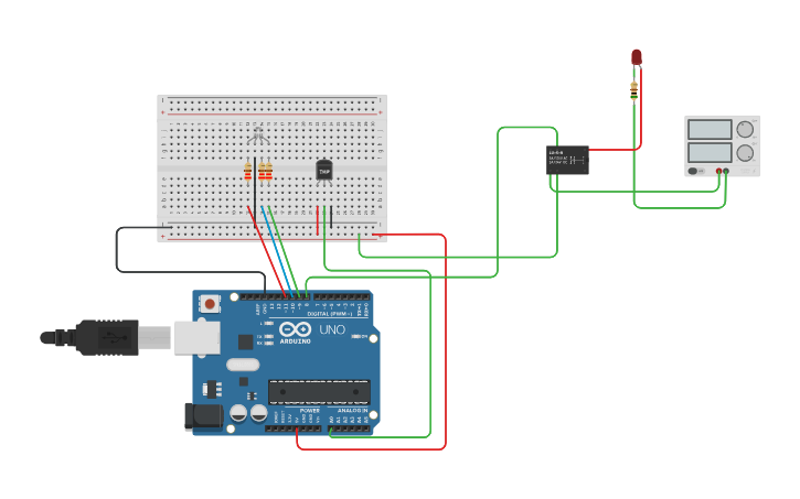 Circuit design #DFRobot2018_空中花园自动灌溉系统 - Tinkercad