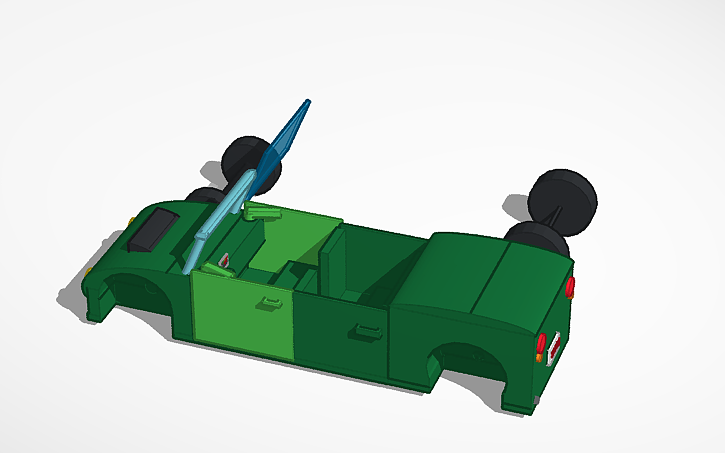 3D design Model Car toy - Tinkercad