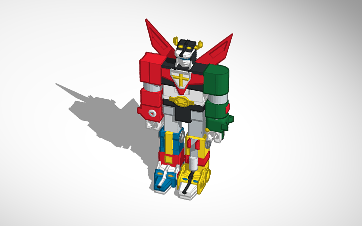 3D design Voltron - Tinkercad