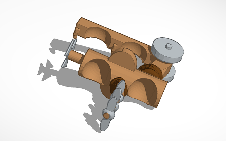 3D design Battle Cats Mighty Bomburr-Printable Ship | Tinkercad 3D design Battle Cats Mighty Bomburr-Printable Ship | Tinkercad