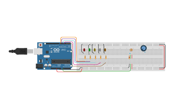 Circuit design Conf arduino 3 - Tinkercad
