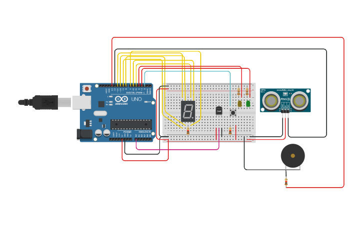 Circuit design PIZZA | Tinkercad