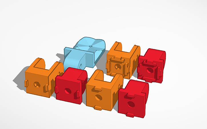 3D design 3030 Angle and HUE Lights Mount - Tinkercad